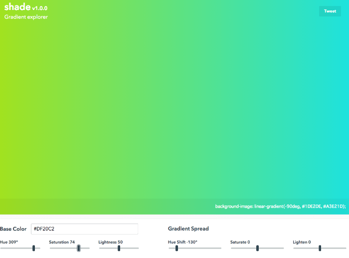 [CSS] 背景色をグラデーションにするCSSを生成できるジェネレーター | VIVABlog